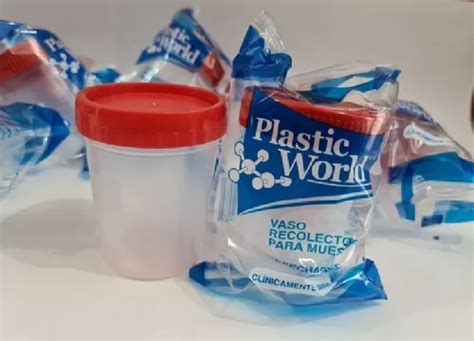 Vaso Recolector Para Muestra Desechable De Ml Paq Pzas Env O Gratis