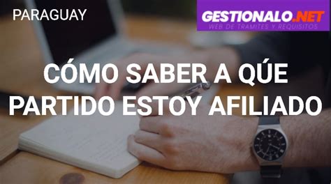 ᐈ Cómo Saber a Qué Partido estoy AfiliadoVía Telefónica Online MÁS