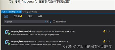 win10 vs2019环境下opengl的安装 server 2019 opengl安装 csdn博客