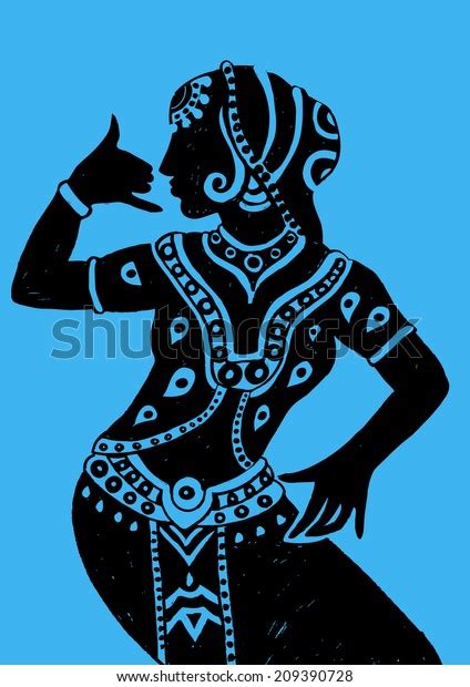 Indian Woman Stock Vector Royalty Free 209390728 Shutterstock