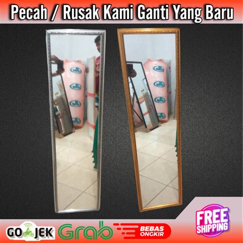 Jual Kaca Cermin Dinding Cermin Gantung Bingkai Corak Ukuran X