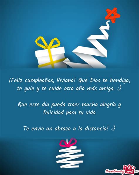 Feliz Cumplea Os Viviana Que Dios Te Bendiga Te Guie Y Te Cuide