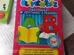Ćwiczenia w czytaniu i pisaniu Elementarz kolor Ceny i opinie