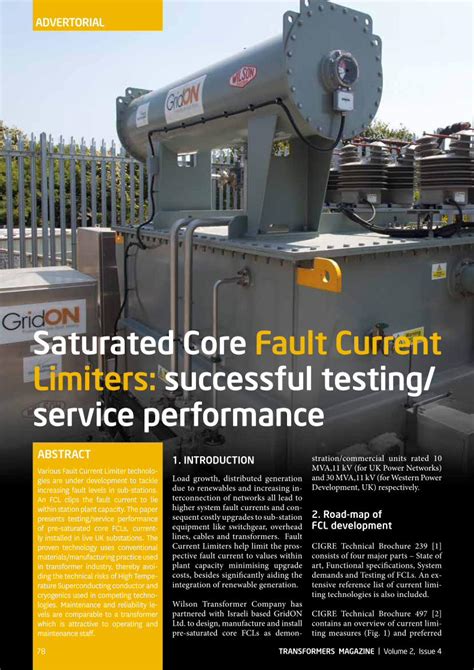 pdf saturated core fault current limiters successful … au assets brochures successful