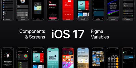 Apple IOS 17 UI Kit Variables Community Figma