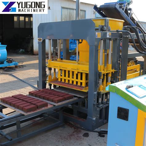 YG Bloqueio Block Making Machine QT4 15C M Quina De Tijolo De Prensa