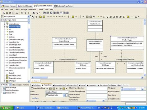 defining context aware web services using contextuml download scientific diagram