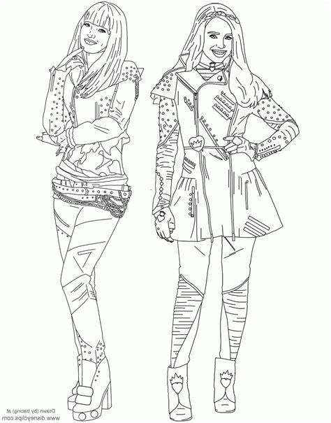 Coloring Pages Descendants 2