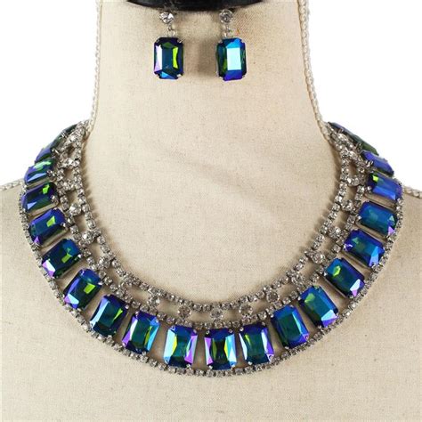 Crystal Necklace Set DDFLimport Wholesale Fashion Jewelry