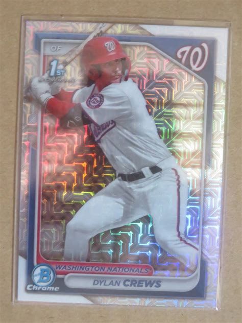 2024 BOWMAN MEGA BOX MOJO REFRACTOR DYLAN CREWS 1ST Topps 売買されたオークション