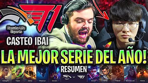 FAKER Y T1 EN LA SERIE MÁS ÉPICA DEL AÑO T1 vs HLE RESUMEN COMPLETO