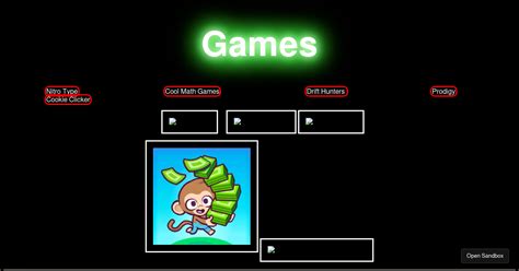 Games Codesandbox