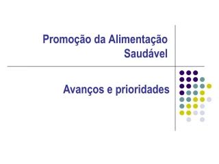 PPT Alimentação saudável PowerPoint Presentation free download ID