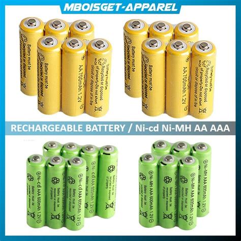 Jual MBOISGET 1PCS SATUAN BATERAI AA AAA CAS ULANG Ni Cd Ni MH