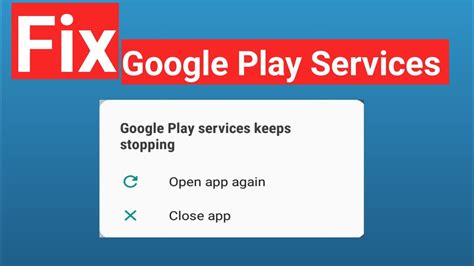 How To Fix Google Play Services Keeps Stopping Youtube