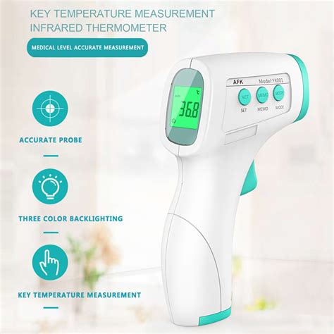Non Contact Infrarood Thermometer Handheld Digital Grandado