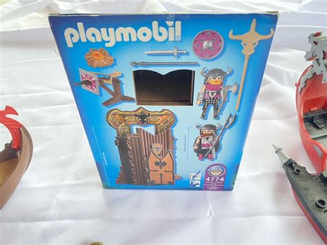 Playmobil 9891 Viking Ship HTF Custom Lot 4285 Egyptian Romans Ships