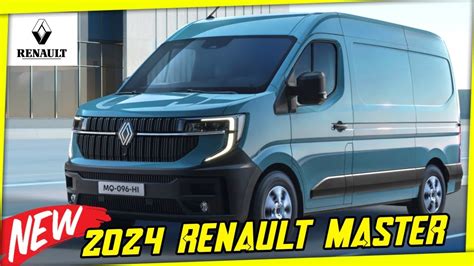 NEW 2024 Renault Master Revealed At Solutrans Motor Show In Lyon France