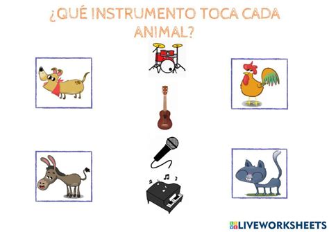 Ejercicio Interactivo De Musicos De Bremen Los Musicos De Bremen