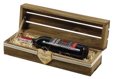 Skrzynka Na Wino Pude Ko Wesele Prezent Wiadk W Goodfreshdecor
