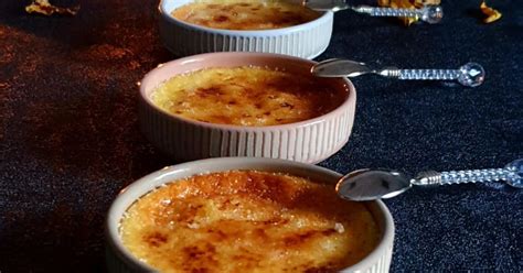 Recettes de crème vanille par gourmandiseassia Crème Brûlée à la