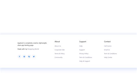 41 bootstrap footers