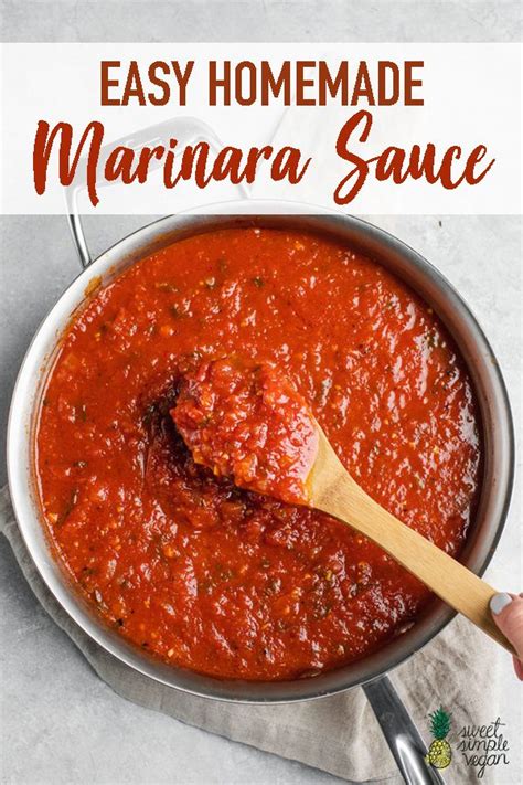 Get Ready For The Best Homemade Marinara Sauce Plus It Requires 30