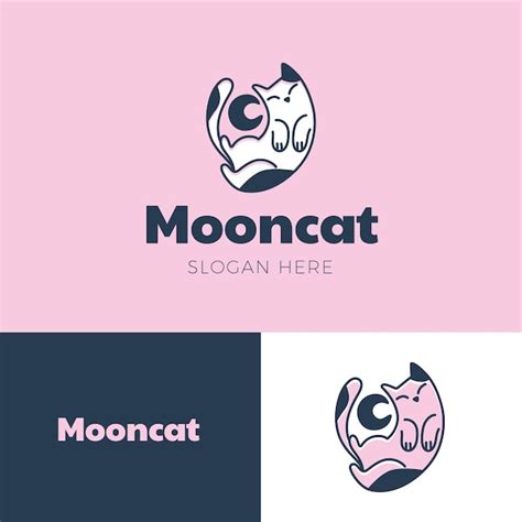 Free Vector Cat Logo Template Design