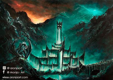 Minas Morgul Print Etsy