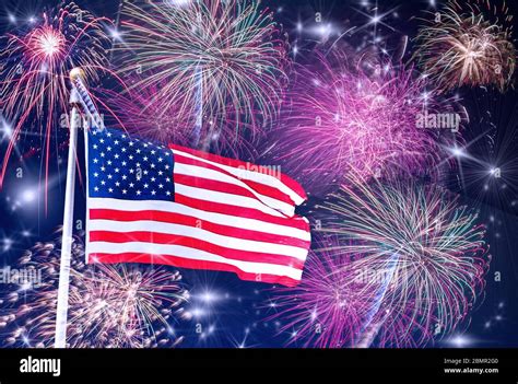 Fireworks Flag