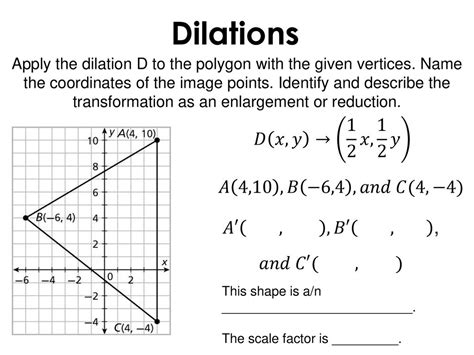 similar polygons and scale factor ppt download