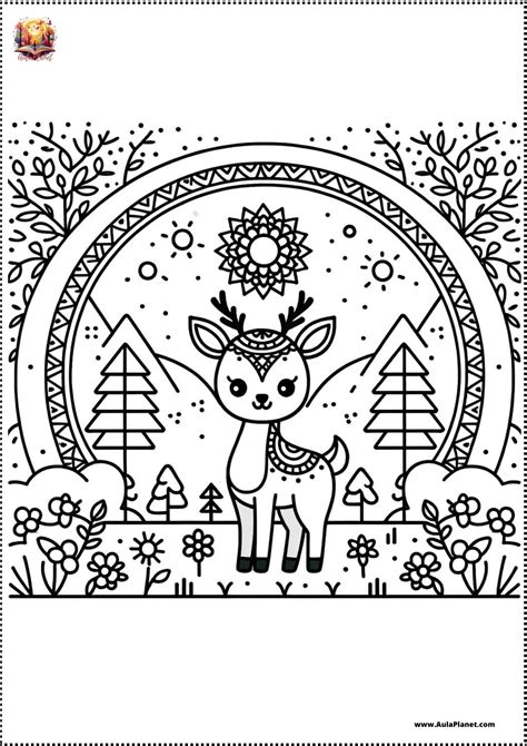 Mandalas De Ciervos Para Colorear Descarga E Imprime Gratis
