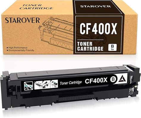 STAROVER Cartouche De Toner Compatible Pour HP 201X Noir 201A CF400X