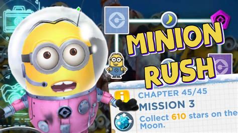 Minion Rush Chapter 45 45 Mission 3 Despicable Ops Astronaut Costume