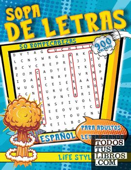 Sopa De Letras En Español Para Adultos Letra Grande de Life Daily Style