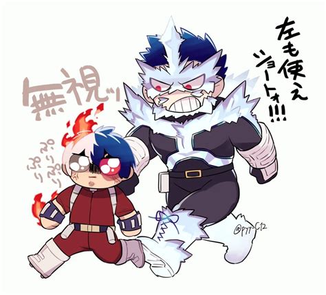 My Hero Academia Arte Reimagina Endeavor Poderes De Gelo