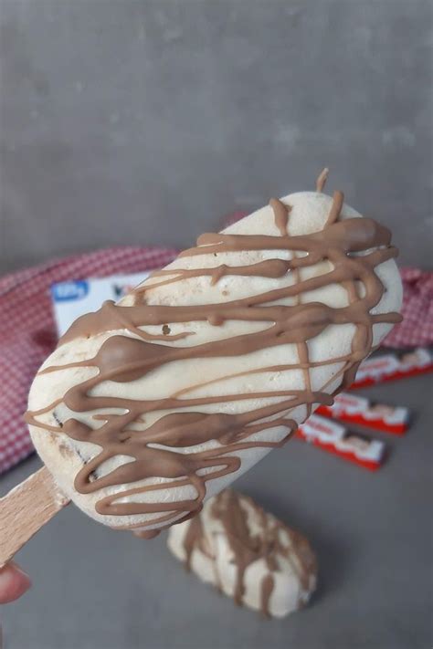 So Machst Du Ein Kinder Schokolade Eis Am Stiel Nutella Parfait
