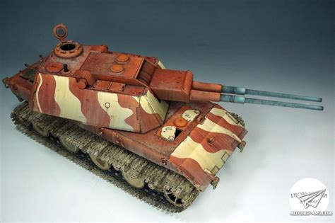 1 35 德国E 100双管88mm防空坦克Amusing Hobby 静态模型爱好者 致力于打造最全的模型评测网站