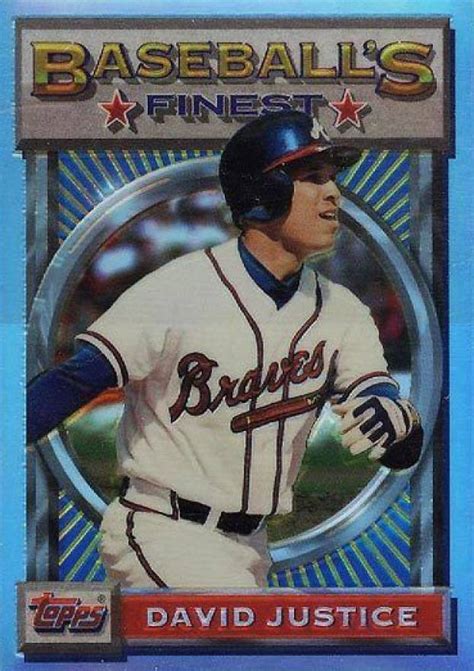 Finest David Justice Baseball Vcp Price Guide