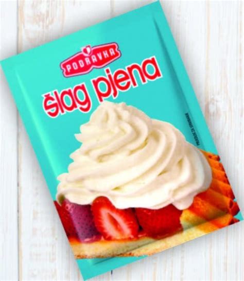 Podravka šlag pjena 36 g Boso Akcija Njuškalo popusti