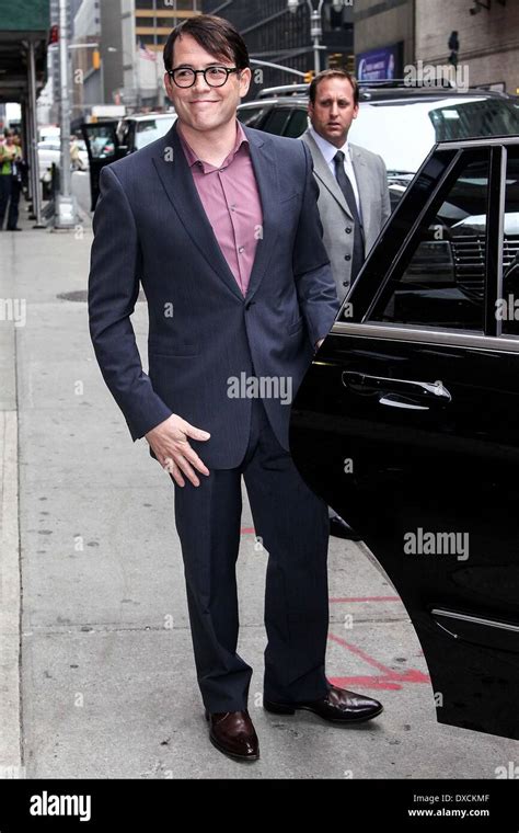 Matthew Broderick The Late Show With David Letterman At The Ed
