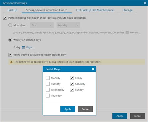 Step 15 Specify Advanced Job Settings Veeam Service Provider Console