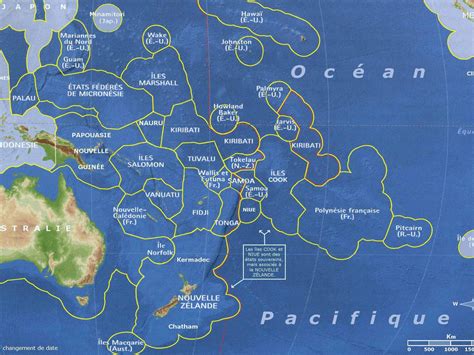 Polynesie Carte Pacifique Info Voyage Carte Plan