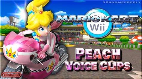 All Princess Peach Voice Clips Mario Kart Wii All Voice Lines