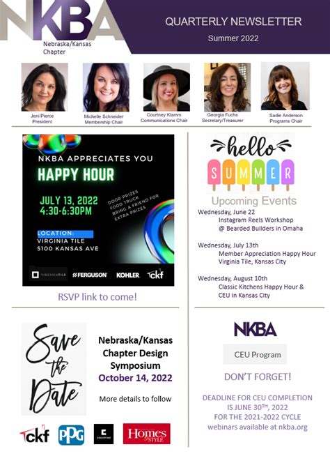 Summer Newsletter Nkba
