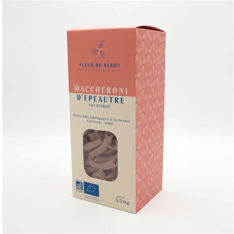 Maccheroni d Épeautre Fleur de Berry