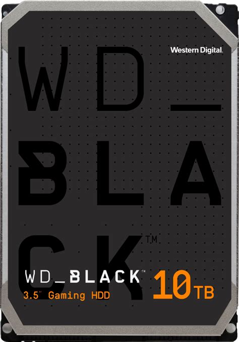 WD BLACK 10TB Gaming Internal Hard Drive WD101FZBX Best Buy