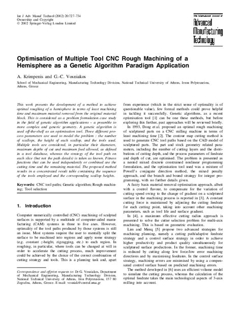 pdf a virus evolutionary multi objective intelligent tool path optimization methodology for 5