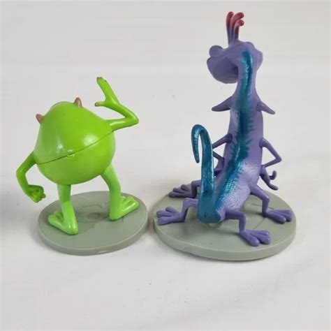 DISNEY PIXAR MONSTERS Inc Mike Wazowski And Randall Action Figures 9