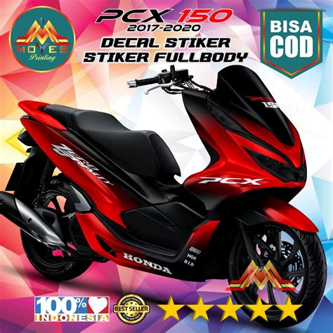Jual Decal Pcx 150 Stiker Decal Motor Pcx 150 Full Body Stiker Motor